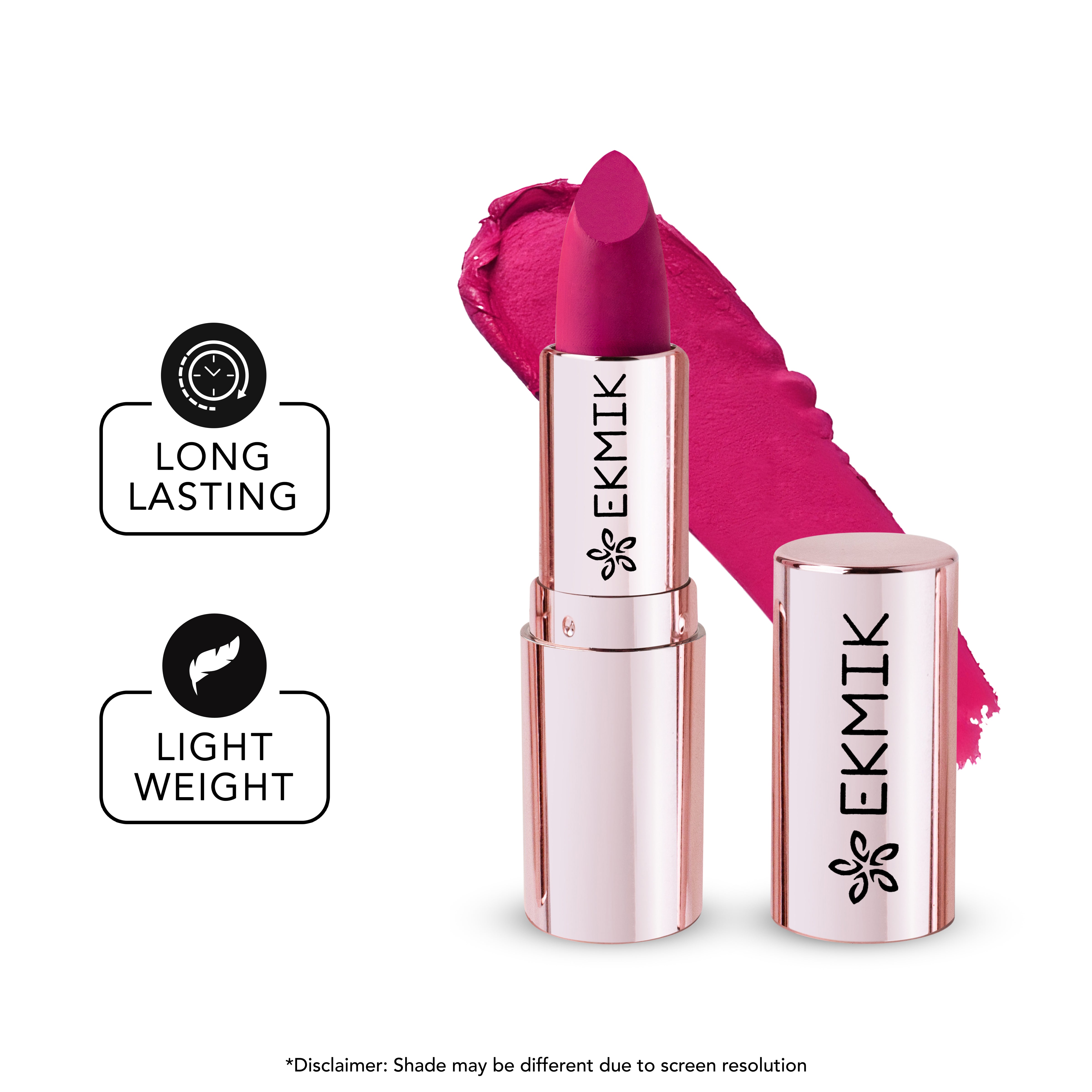 Magenta-ful - Comfy Lips Creme Matte Lipstick (4gms) – Ekmik